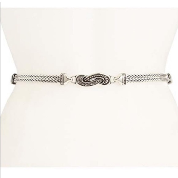 Brighton | Accessories | Brighton Bali Hai Silver Chain Belt | Poshmark